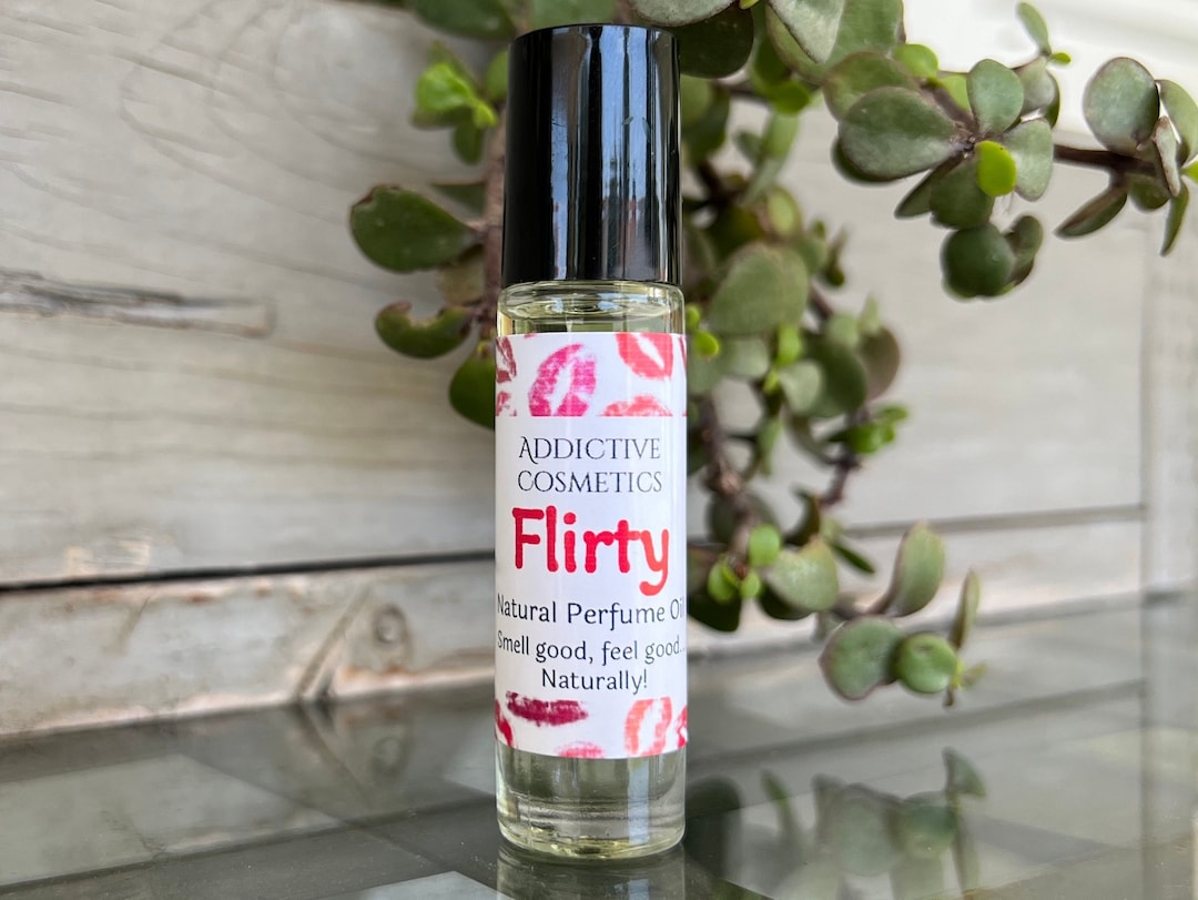 FLIRTY- Pink Sugar Inspired Scent- Natural Perfume Oil- Vegan Friendly ...