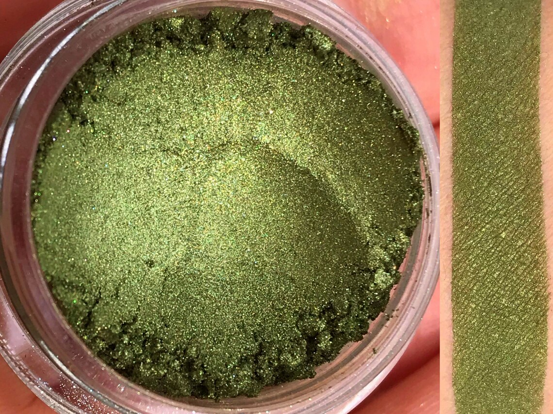 ELF Olive Green Eyeshadow- All Natural, Vegan Friendly Eyeshadow and ...