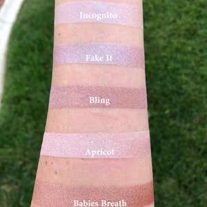 EYESHADOW SAMPLES- Pick Any 3 Eyeshadow Colors to Sample- All Natural ...