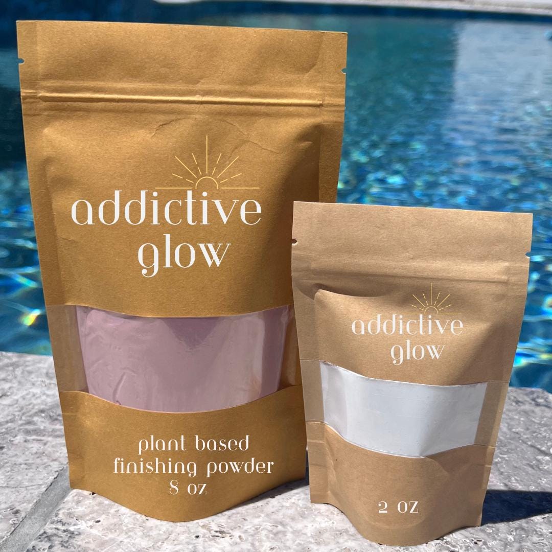 Spray Tan or at Home Tan Finishing Powder- Plant Based Ingredients ...