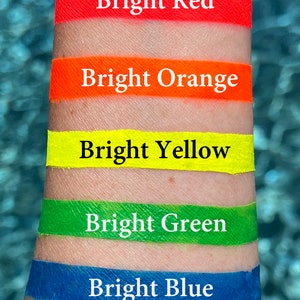 BRIGHT ORANGE Matte Cake Eyeliner With Applicator Brush- Water ...