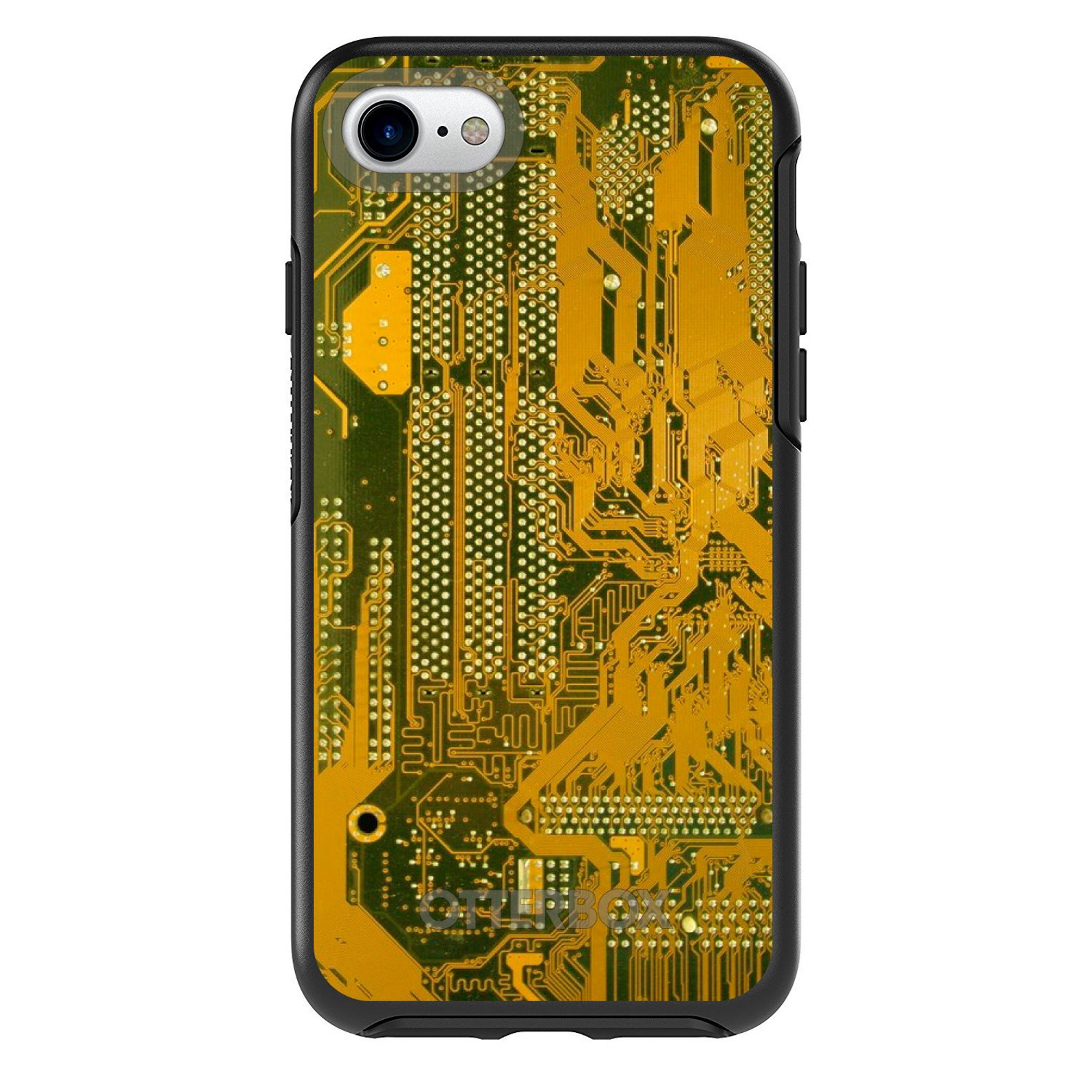 Otterbox Symmetry Yellow Circut Board Image Apple Iphone - Etsy