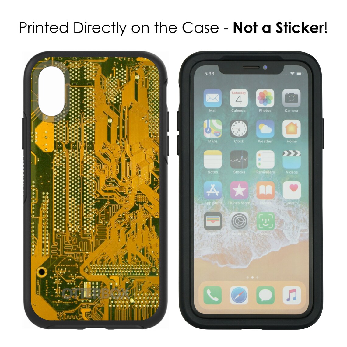 Otterbox Symmetry - Yellow Circut Board Image - Apple iPhone - Samsung ...