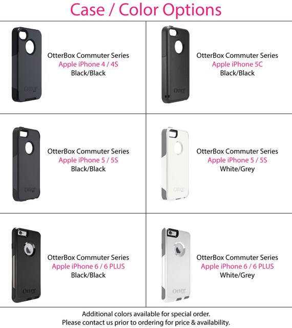 Otterbox Commuter Case Colors