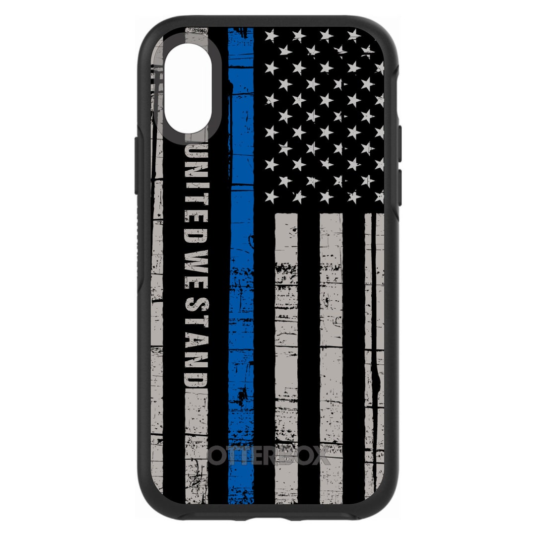 Otterbox Symmetry - Thin Blue Line US Flag "united We Stand" / Apple ...