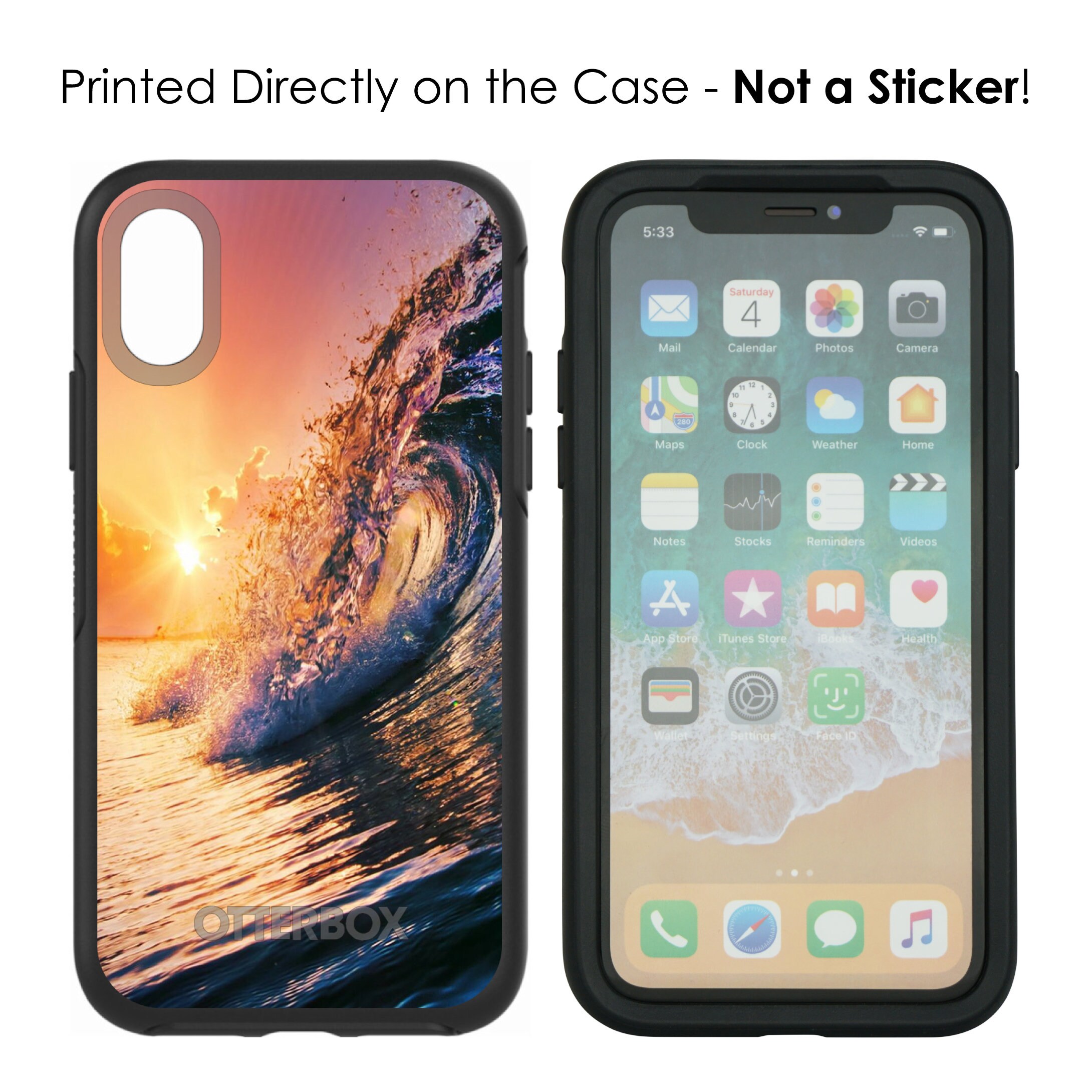 Otterbox Symmetry Ocean Wave Sunset Apple Iphone Samsung | Etsy