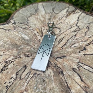 Viking Runic Keychain, Odin, Bind Rune, Runes, Norse, Mythology, Nordic ...