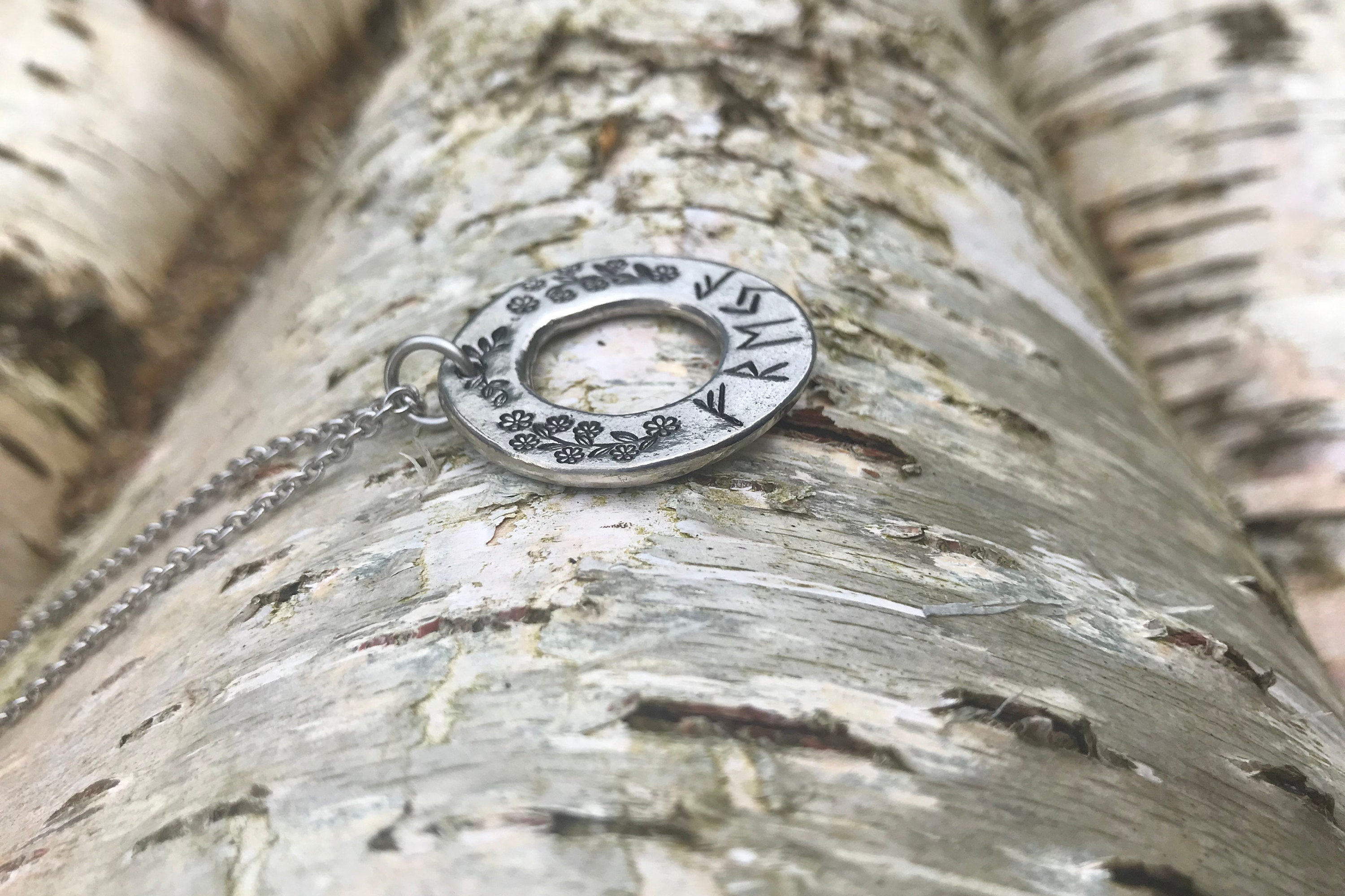 Freya Viking Hand Stamped Jewellery Rune Norse Viking | Etsy