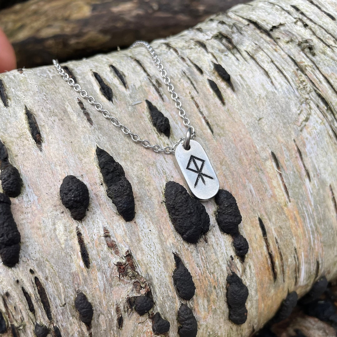 Bind Rune Viking Pewter Pendant, Courage, Rune, Norse, Viking ...