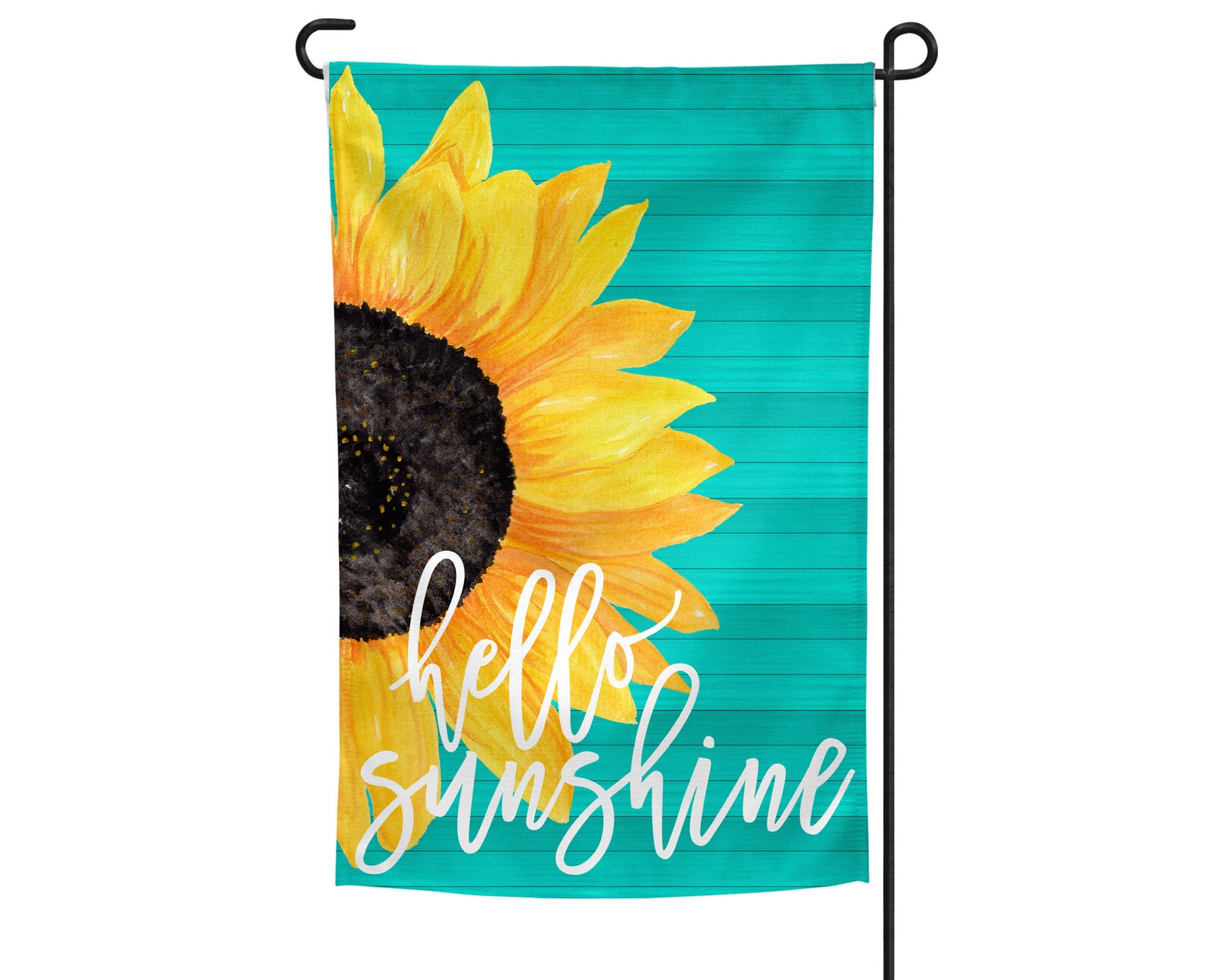 Garden or House Flag | Hello Sunshine Flag | Welcome Flag | Yard Decor ...