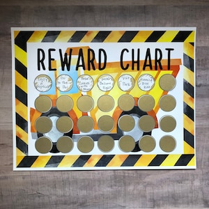 Kid Scratch off Reward Chart - Etsy