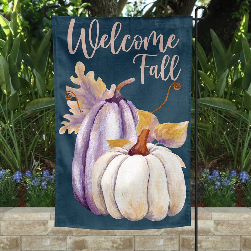 Fall Garden Flag - Etsy