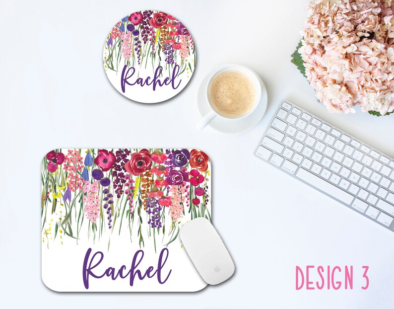 Personalized Mouse Pad and Coaster 12 Designs Personalized | Etsy