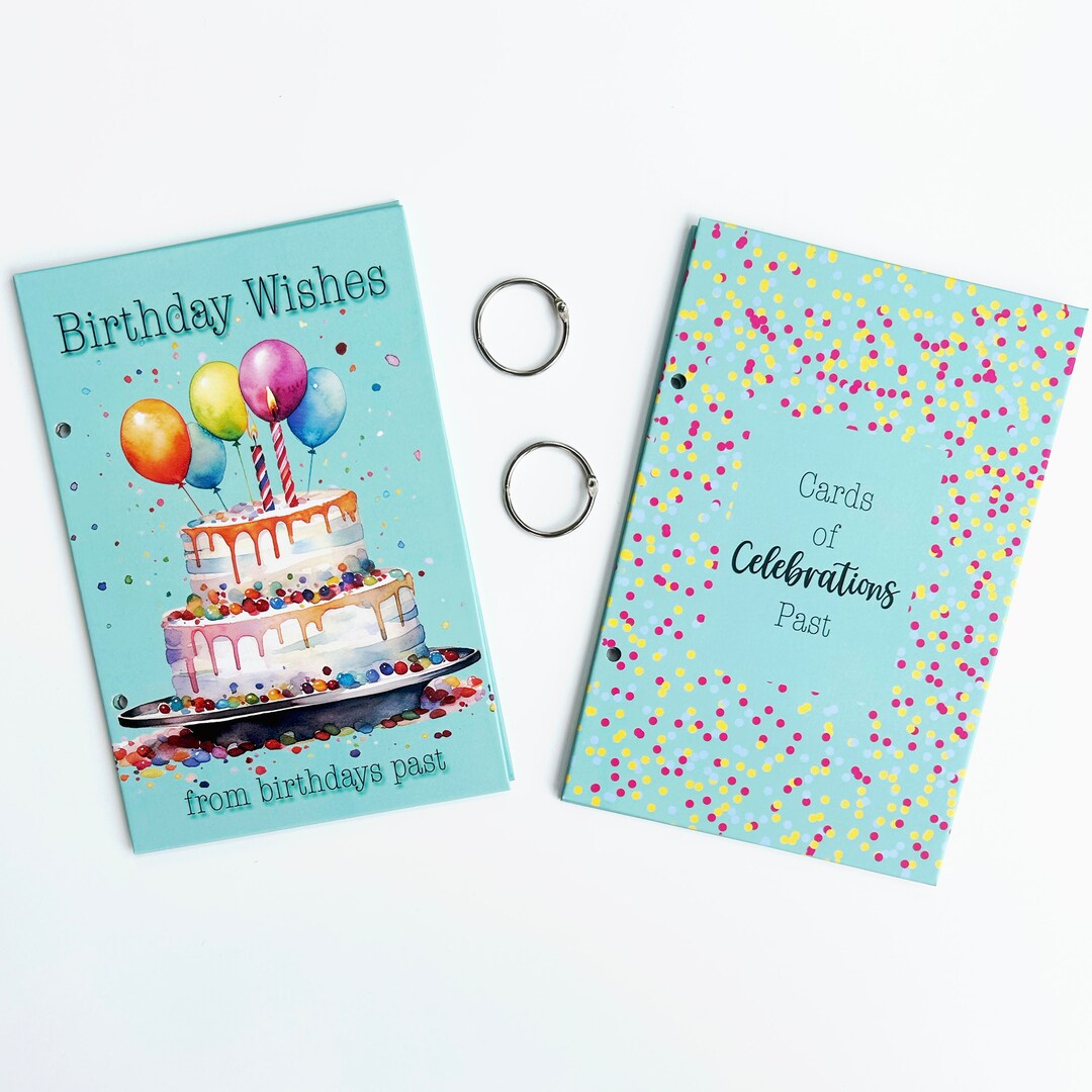 Birthday Greeting Card Holder Keeper - Etsy