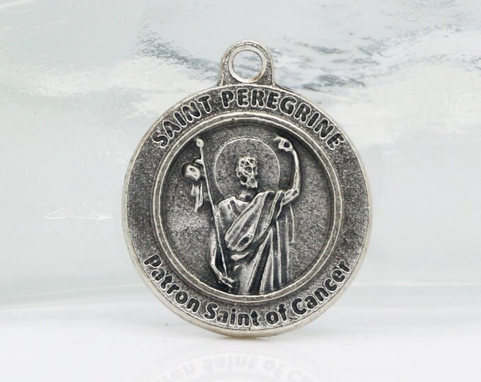 Saint Peregrine, Patron Saint of Cancer, Healing Saints Medal, Healing ...