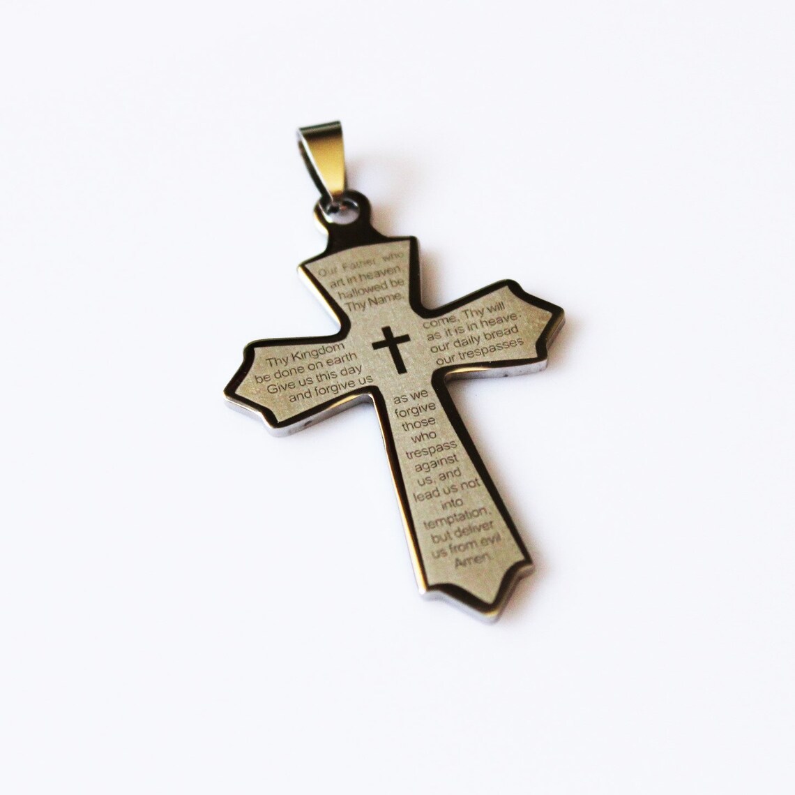 Lords Prayer, Our Father Prayer, Unique Cross, Christian Gifts, Prayer ...
