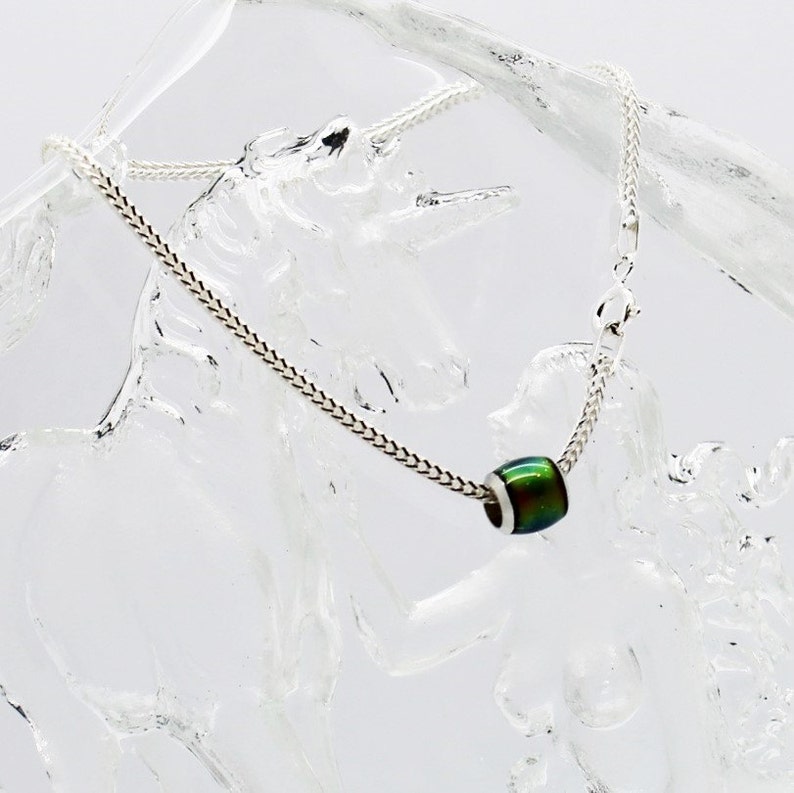 Sterling Silver Bracelet, Color Changing Beads, Mood Bracelets, Hippie ...