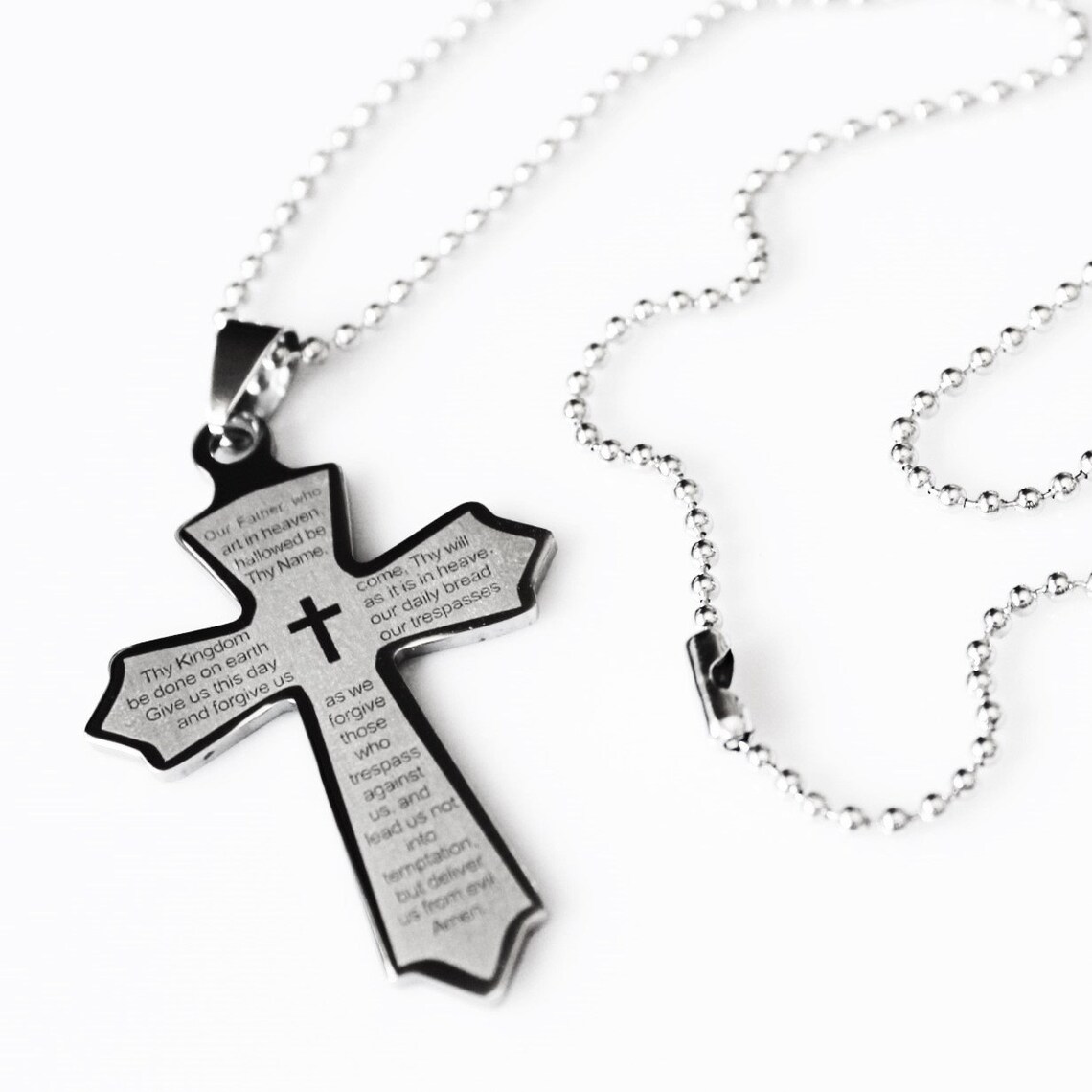 Lords Prayer, Our Father Prayer, Unique Cross, Christian Gifts, Prayer ...