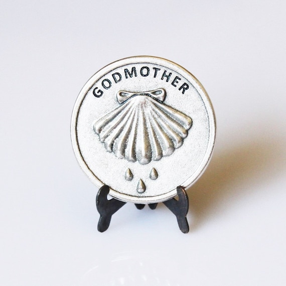 Godmother Gift Pocket Tokens Baby Christening Girl Baptism | Etsy