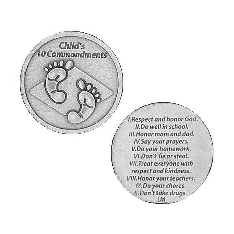 Ten Commandments Baby Shower Favors Gift for Godchild | Etsy