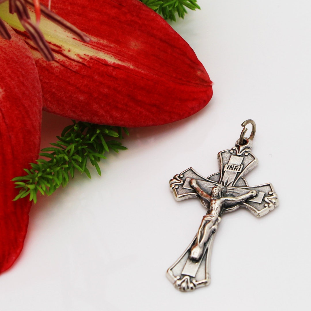 Irish Celtic Rosary Crucifix, Irish Holy Cross Pendant or Rosary Making ...