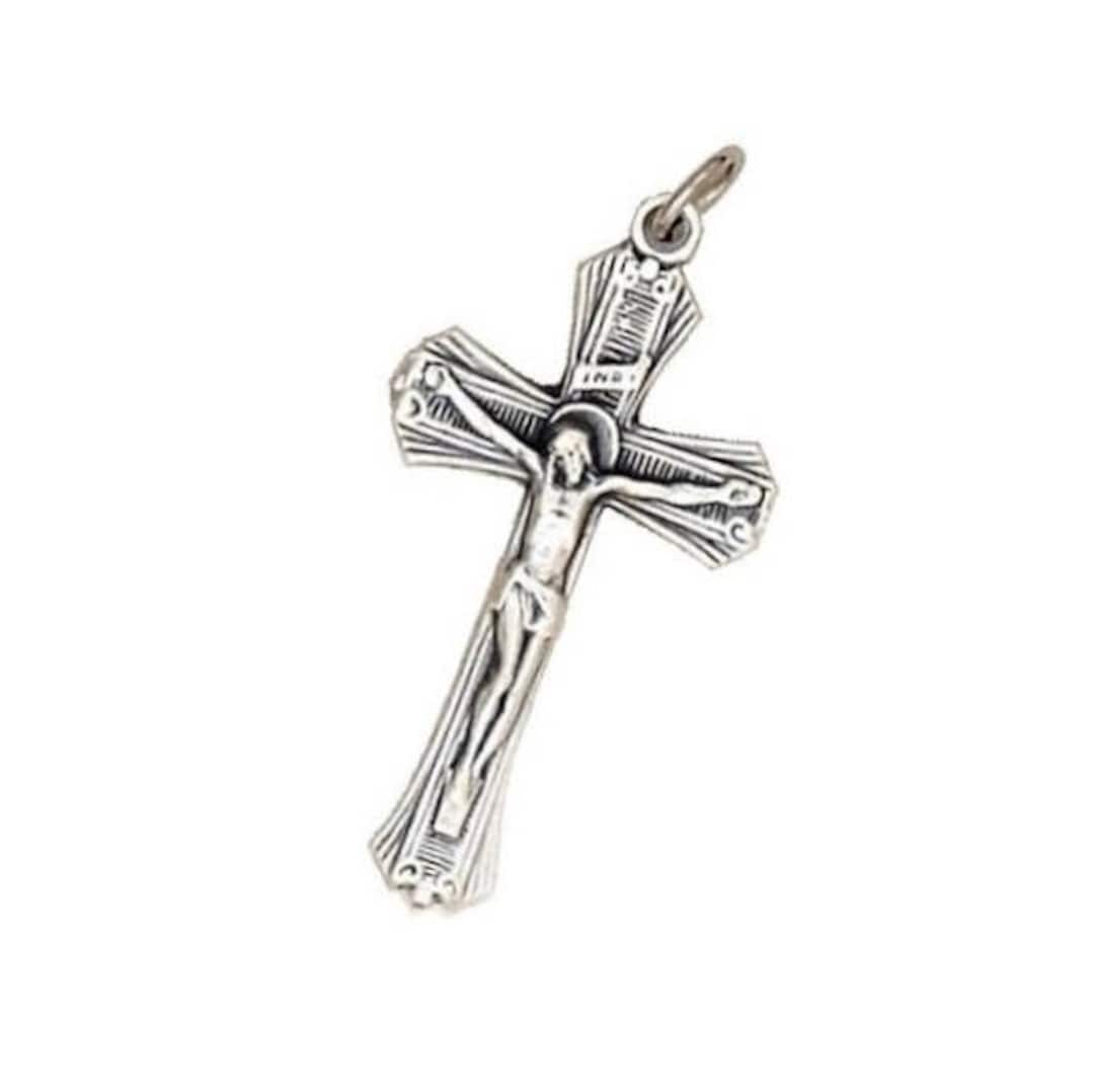 Traditional Crucifix, Catholic Crucifix, Rosary Parts, Jesus on the ...