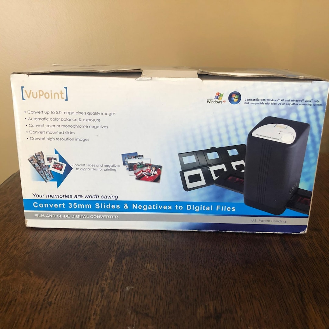 Vupoint Film & Slide Digital Converter FSC4VPBX2 Windows Xp/vista NIB ...