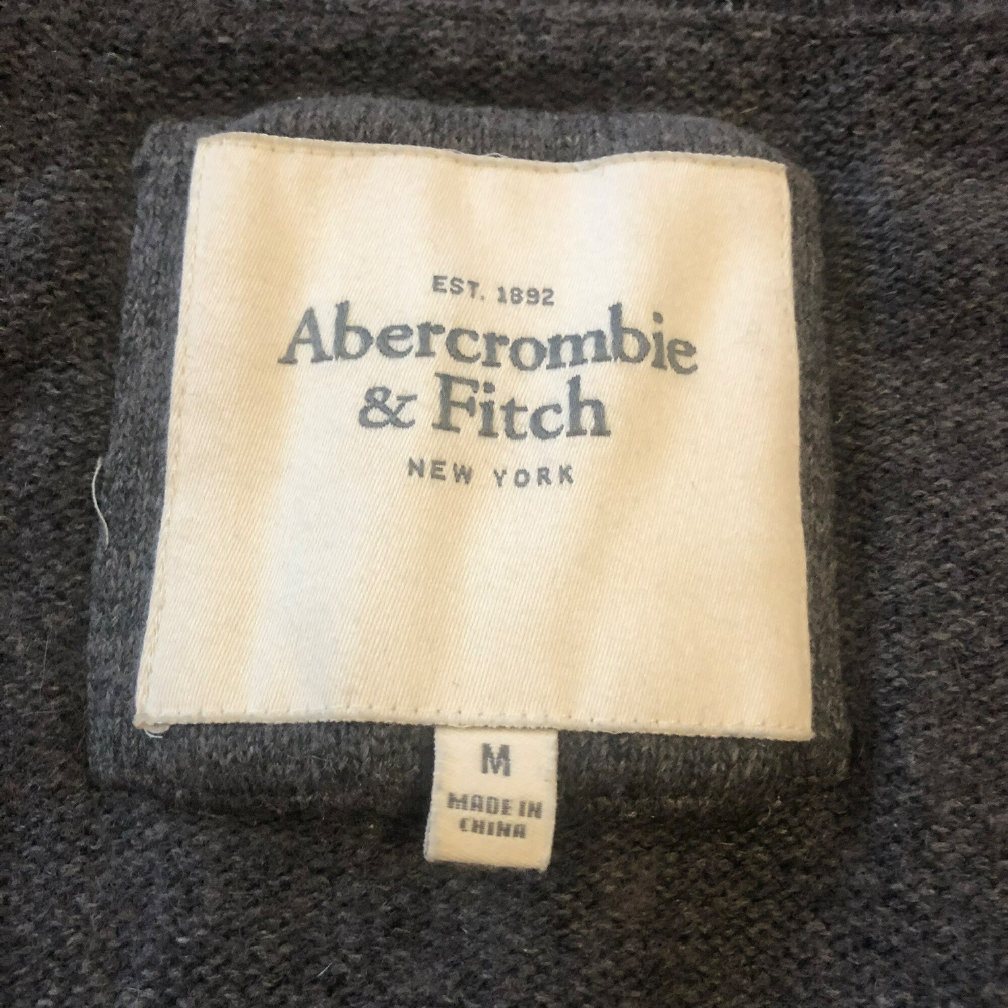 Abercrombie & Fitch Vtg V-neck Diamond Pattern 3/4 Sleeve Sweater ...