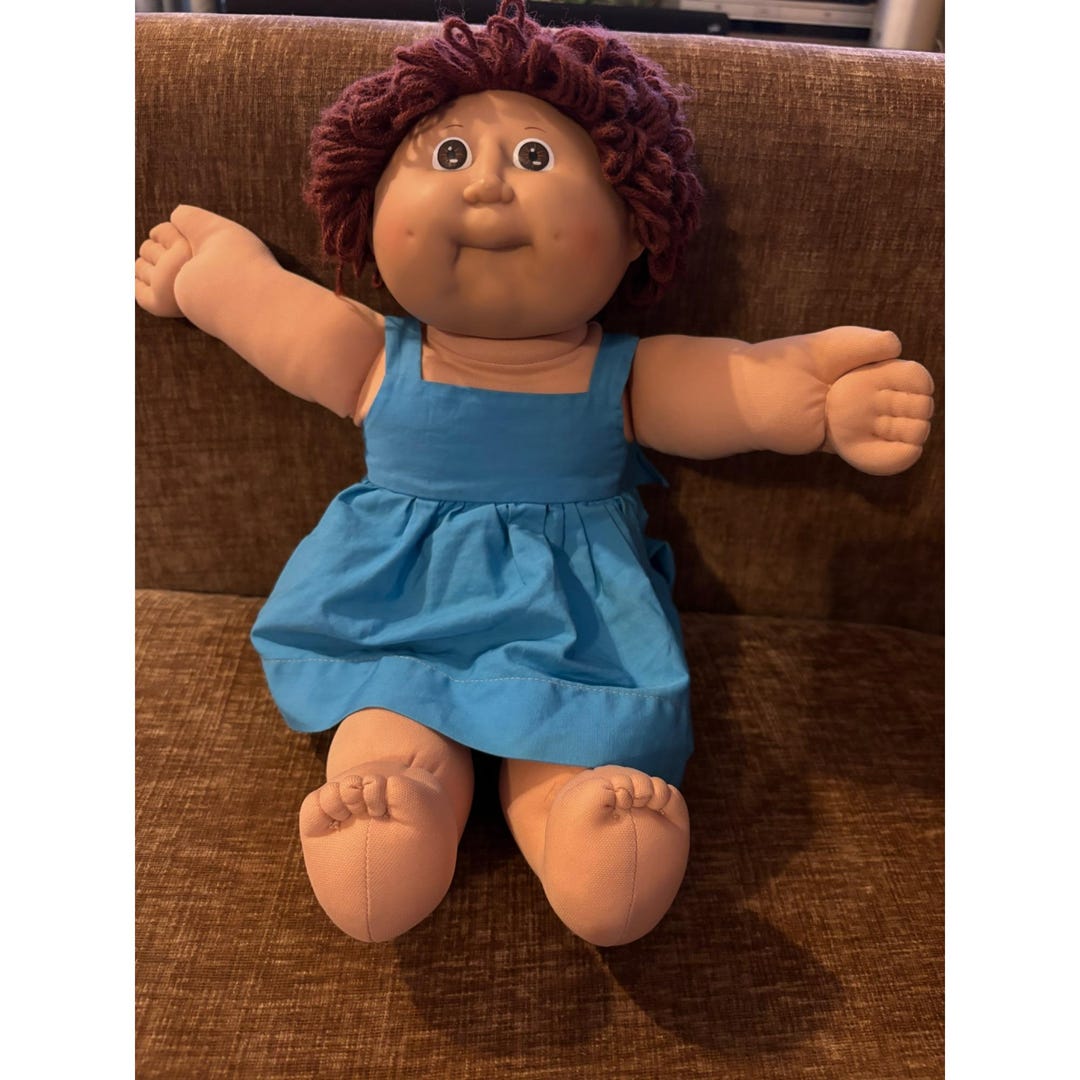 Cabbage Patch Kids 1982 Brown Curly Hair Brown Eyes Doll - Etsy