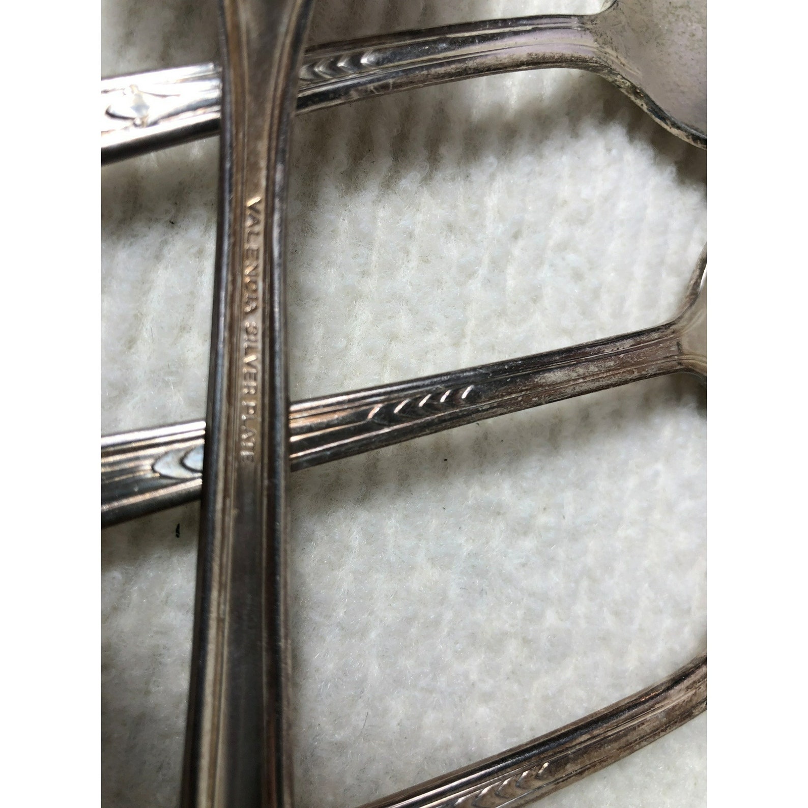 Valencia Silver Plate Silverware Serving Fork & Serving Spoons - Etsy