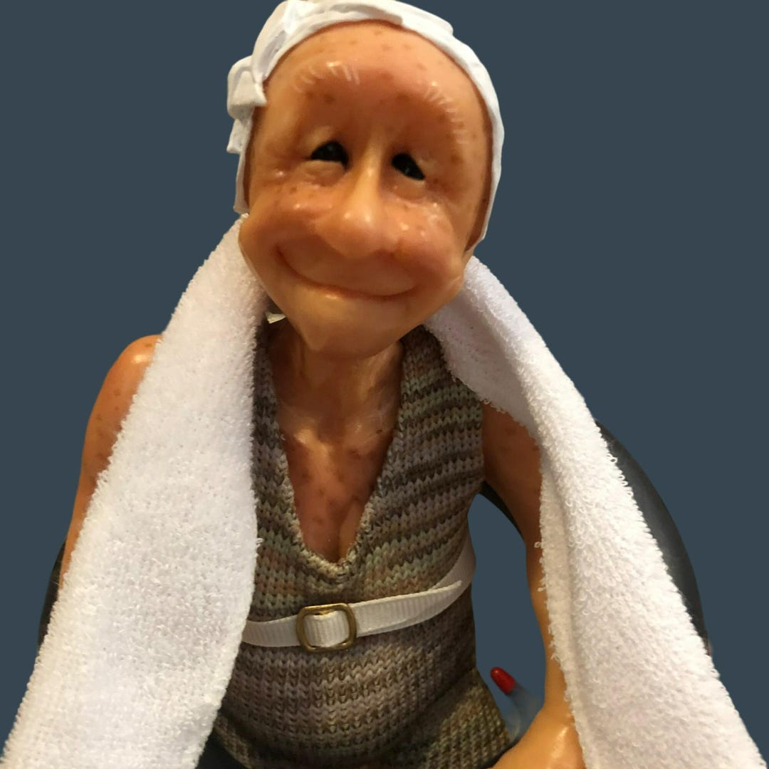 GERTRUDE the Swimmer Richard Simmons Nana's Family Knickerbocker - Etsy