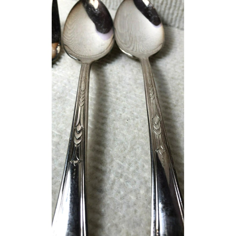 Valencia Silver Plate Silverware Serving Fork & Serving Spoons - Etsy