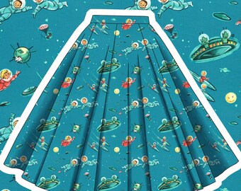 Outer Space Skirt - Etsy