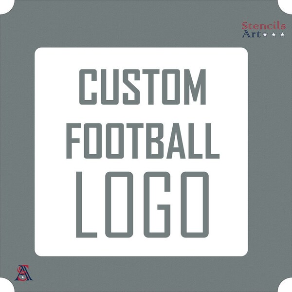 Football Logo Stencils - Etsy