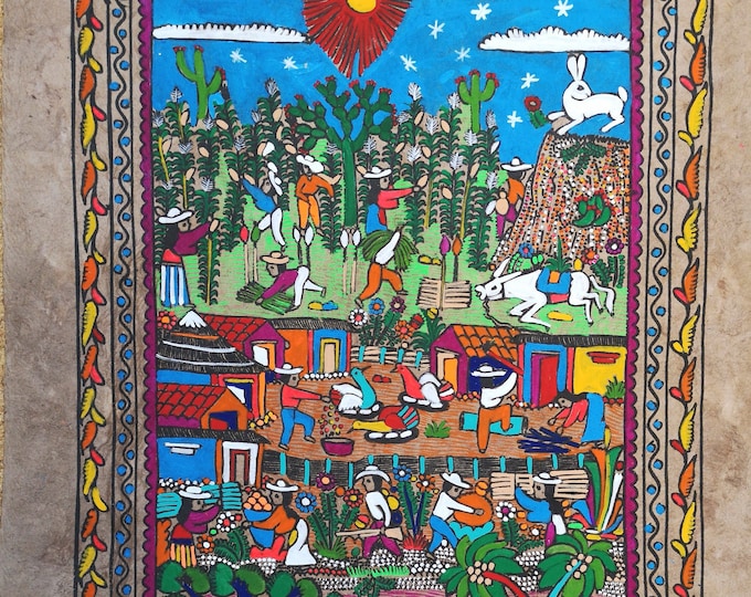 Mexican Painting Mexican Folk Art Housewarming Gift Mexican - Etsy