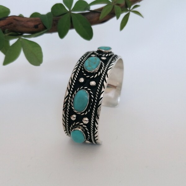 Turquoise Cuff - Etsy