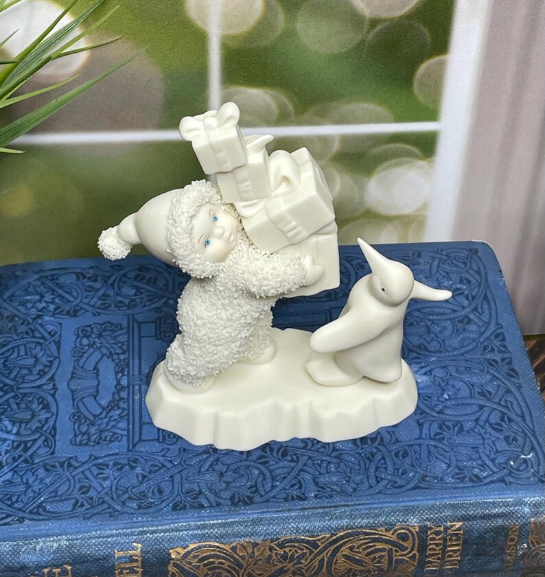 Snowbabies "i Have Lots of Gifts", Department 56 Figurine, Christmas ...