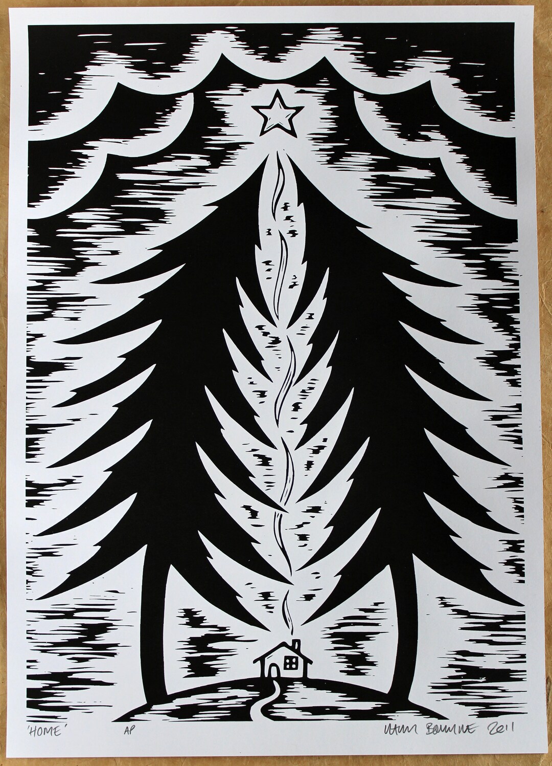 Home Screen Print. Artists Proof Print From 2011. - Etsy UK