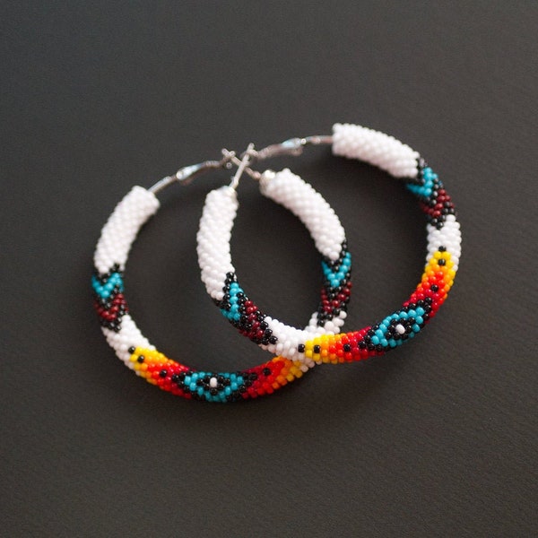 Native Beaded Earrings - Etsy