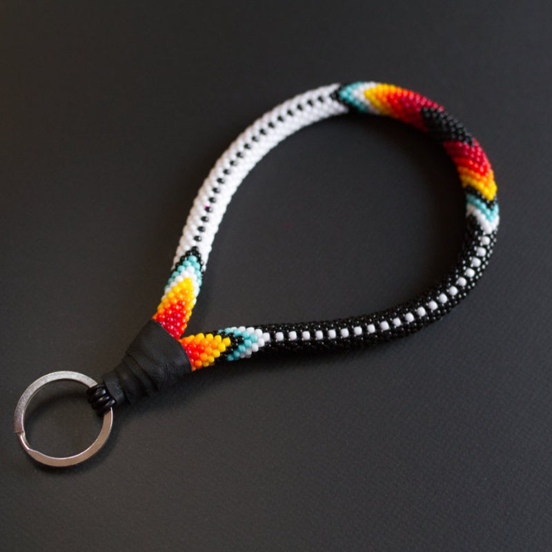 Beaded Keychains - Etsy