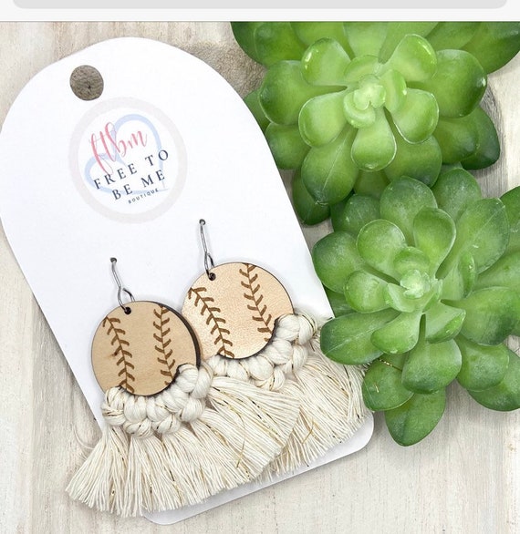 Macrame earring findings store