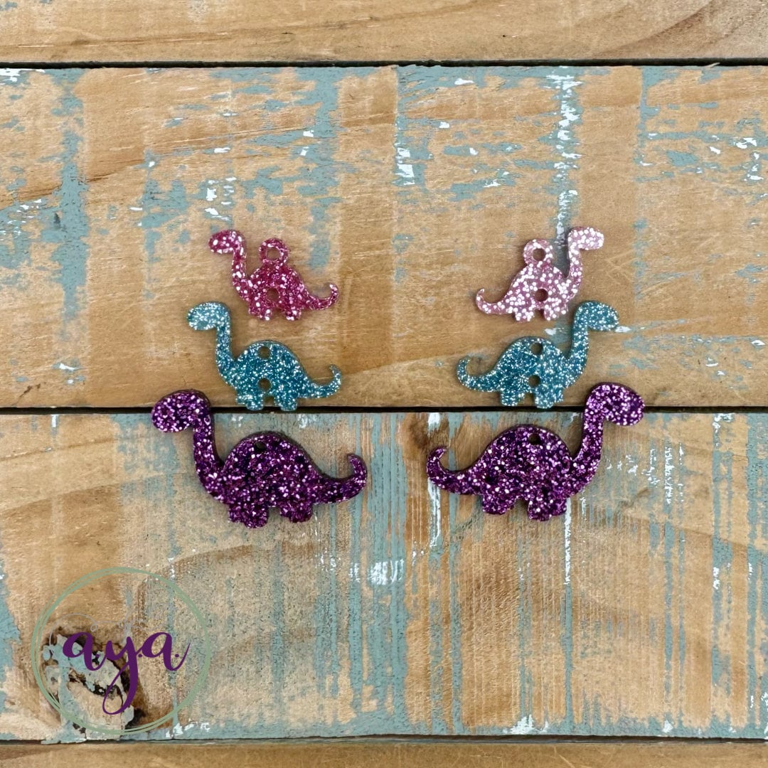 Dino Stack Earring Kit, READ Description, Dinosaur Earrings, DIY ...