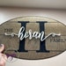 Family Name Sign Initial Sign Family Wall Decor Focal Wall - Etsy