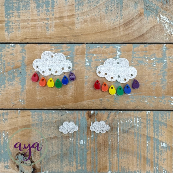 Cloud Earring - Etsy