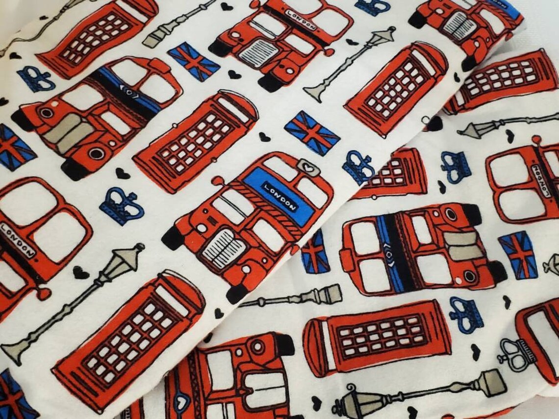 Double Decker Bus Flax Microwave Neck Wrap Heat Pad Shoulder - Etsy