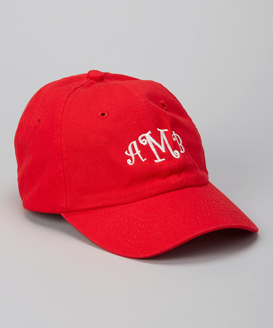 Girls Youth Baseball Monogram Personalized Cap - Etsy