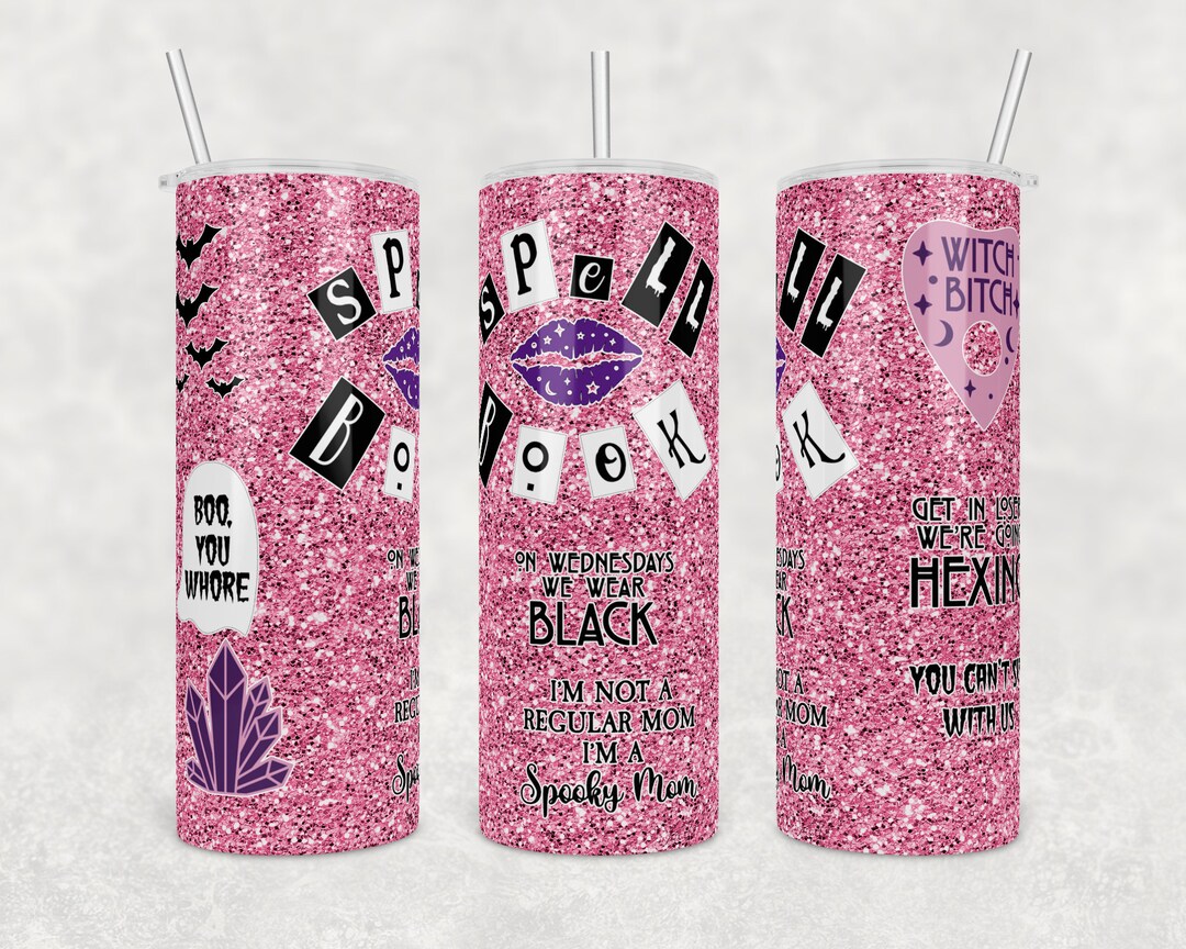 Spell Book Mean Girls Inspired Burn Book Halloween Tumbler PNG Files ...
