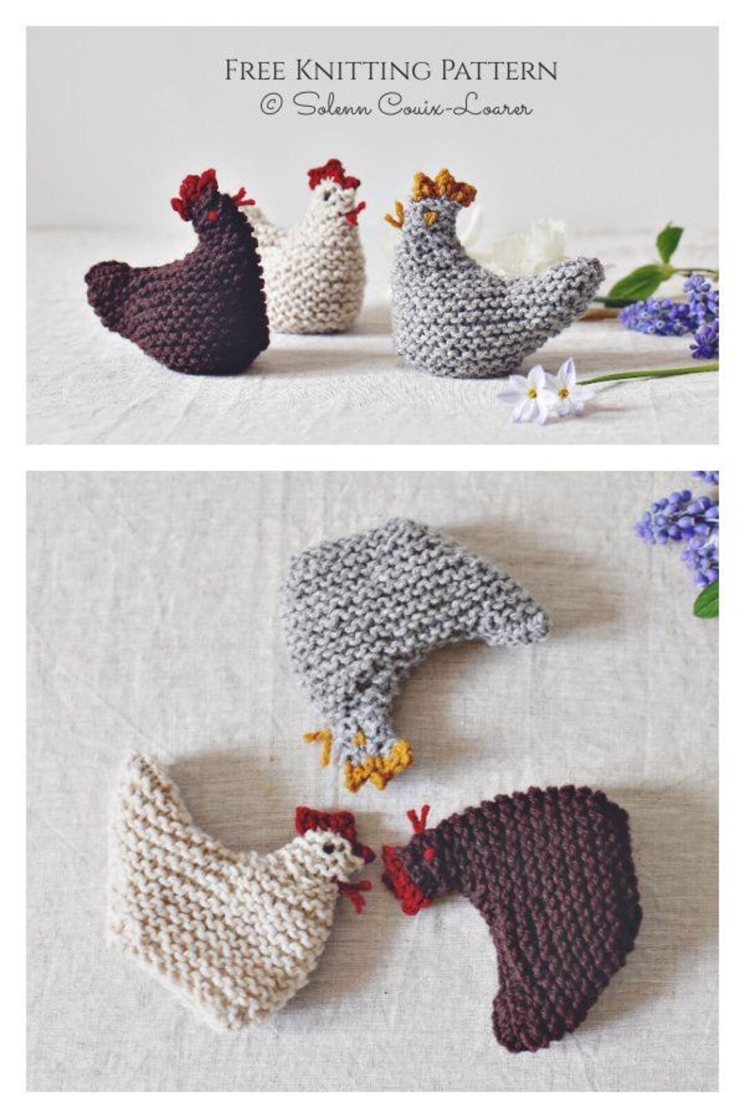 Knitted Chickens Blind Box Colors Grey White Rainbow Different Browns ...
