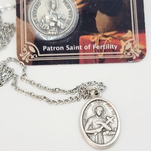 St. Gerard Majella Patron Saint of Fertility and Pregnancy, Silver ...