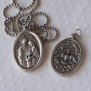 Catholic Patron Saint Medal Male Saint Gift Ball Chain Necklace, St ...